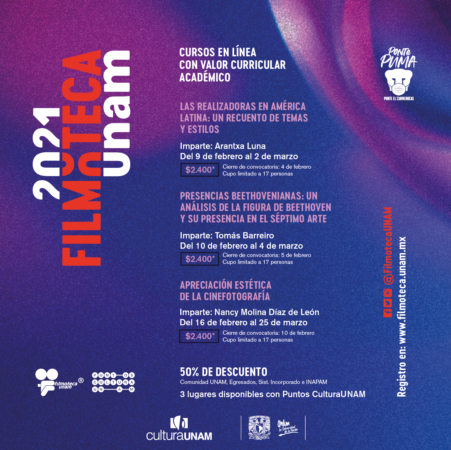 Filmoteca UNAM ofrece tres nuevos cursos de cine en línea – UNplugged News