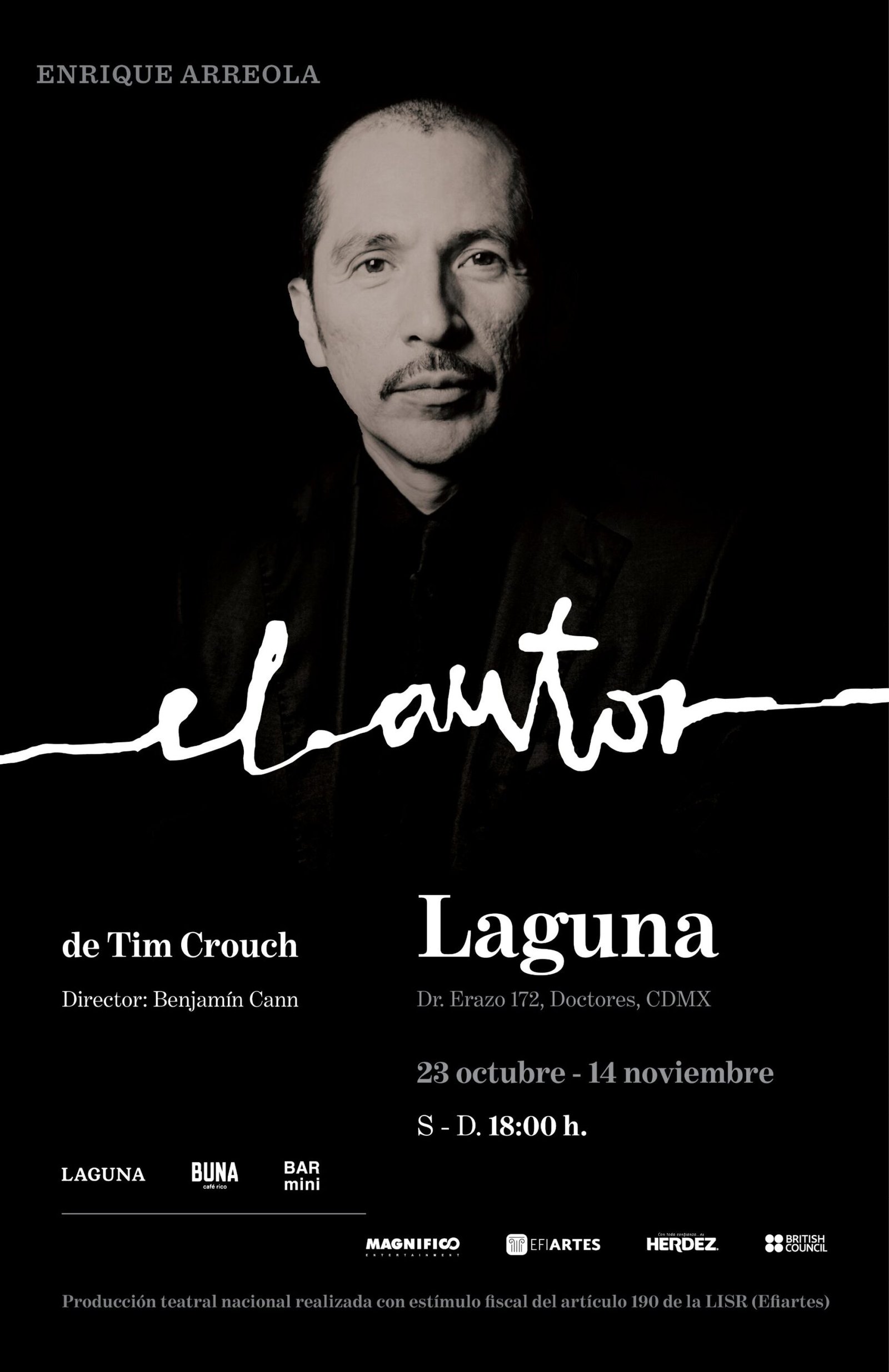 El teatro regresa con EL AUTOR, dirigida por Benjamín Cann – UNplugged News